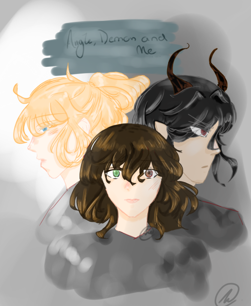 Angle, Demon and Me - ibisPaint