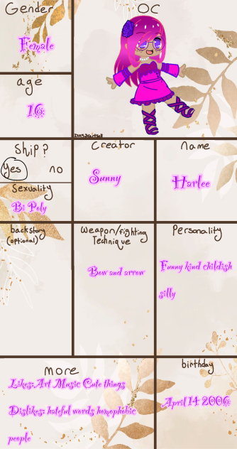 Character Sheet - ibisPaint