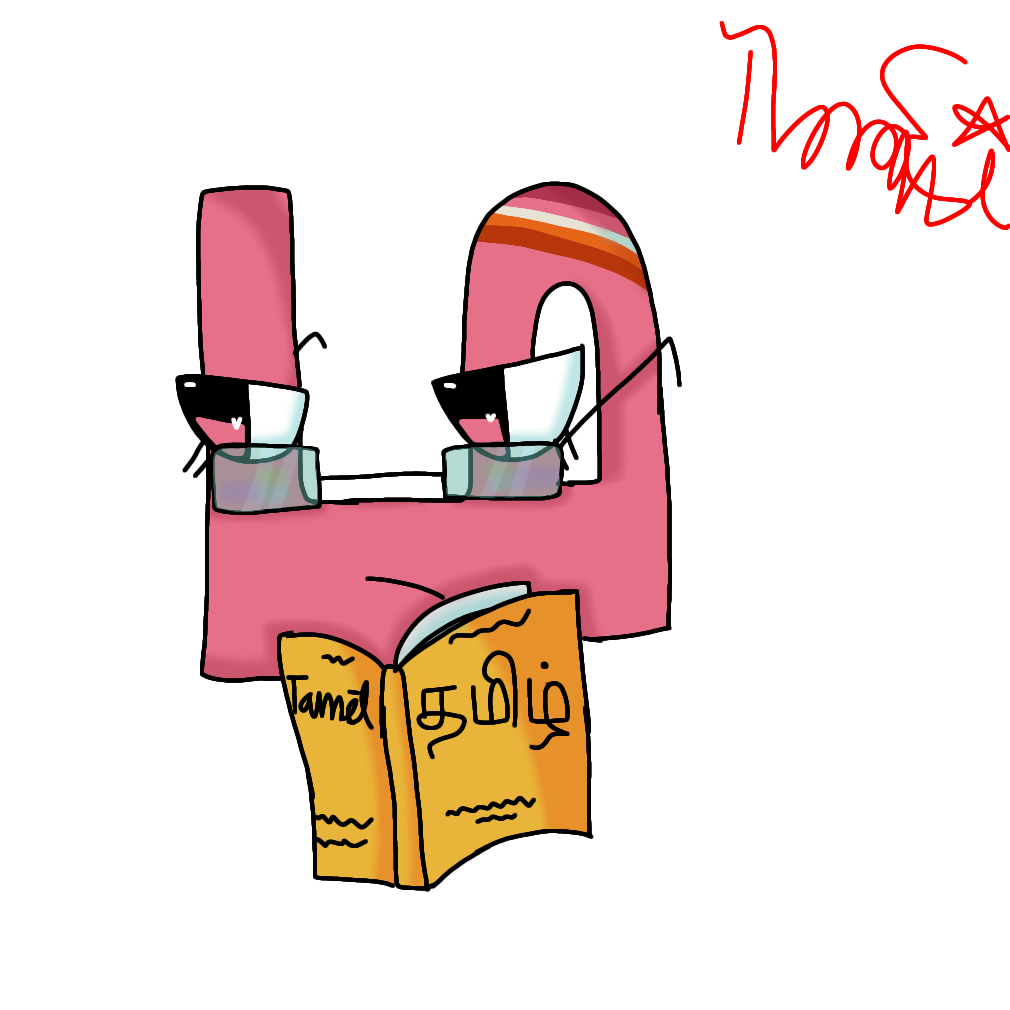 Alphabet lore tamil ம - ibisPaint