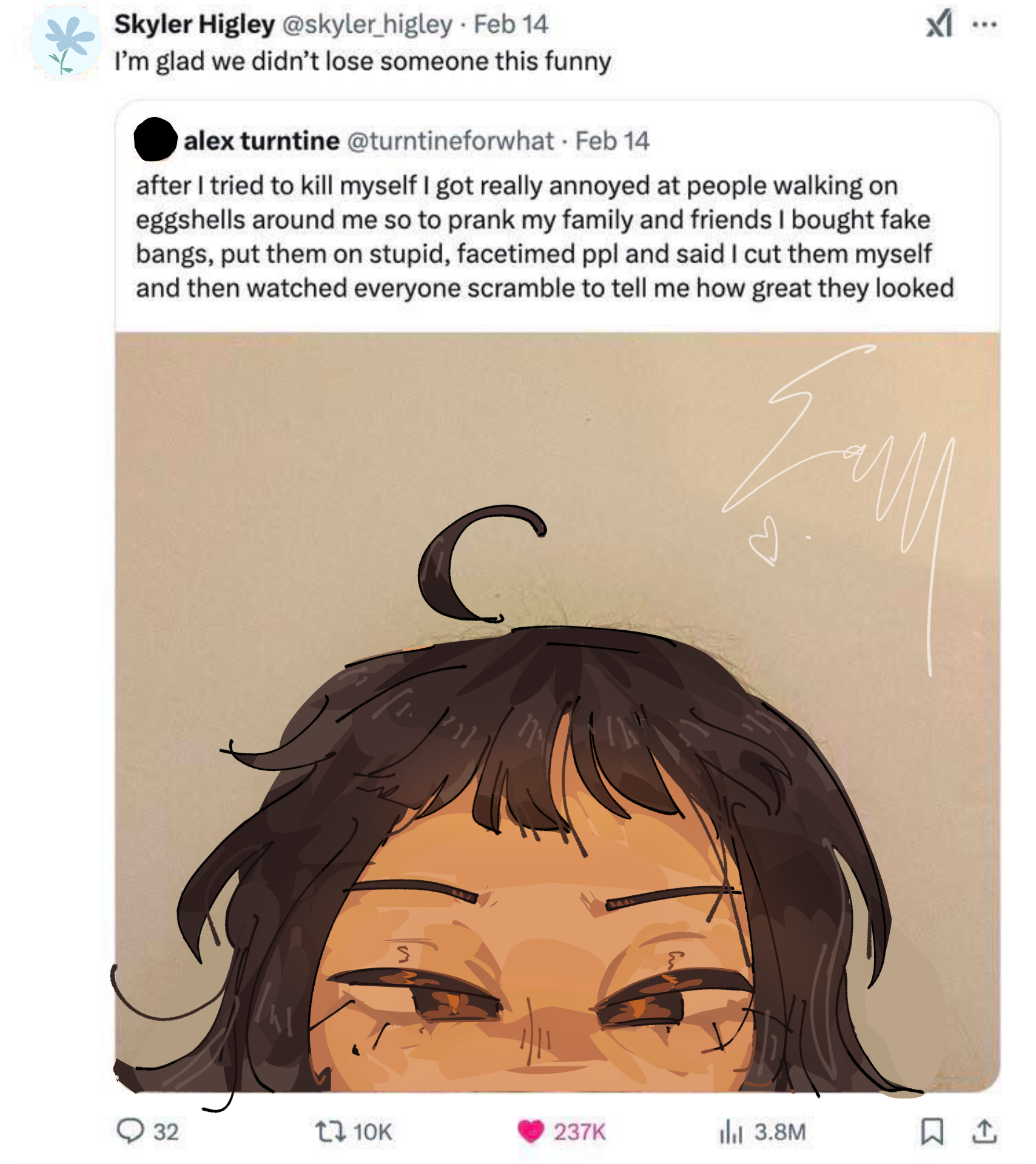 First actual Akito drawing - ibisPaint