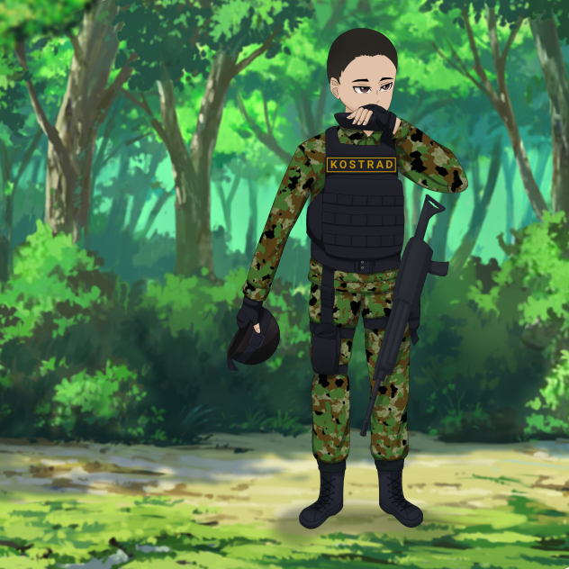 Indonesian national army - ibisPaint