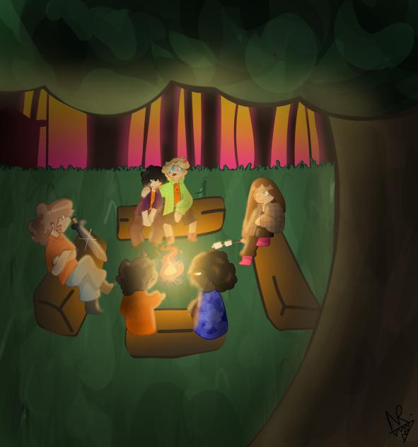 Camp-fire stories - ibisPaint
