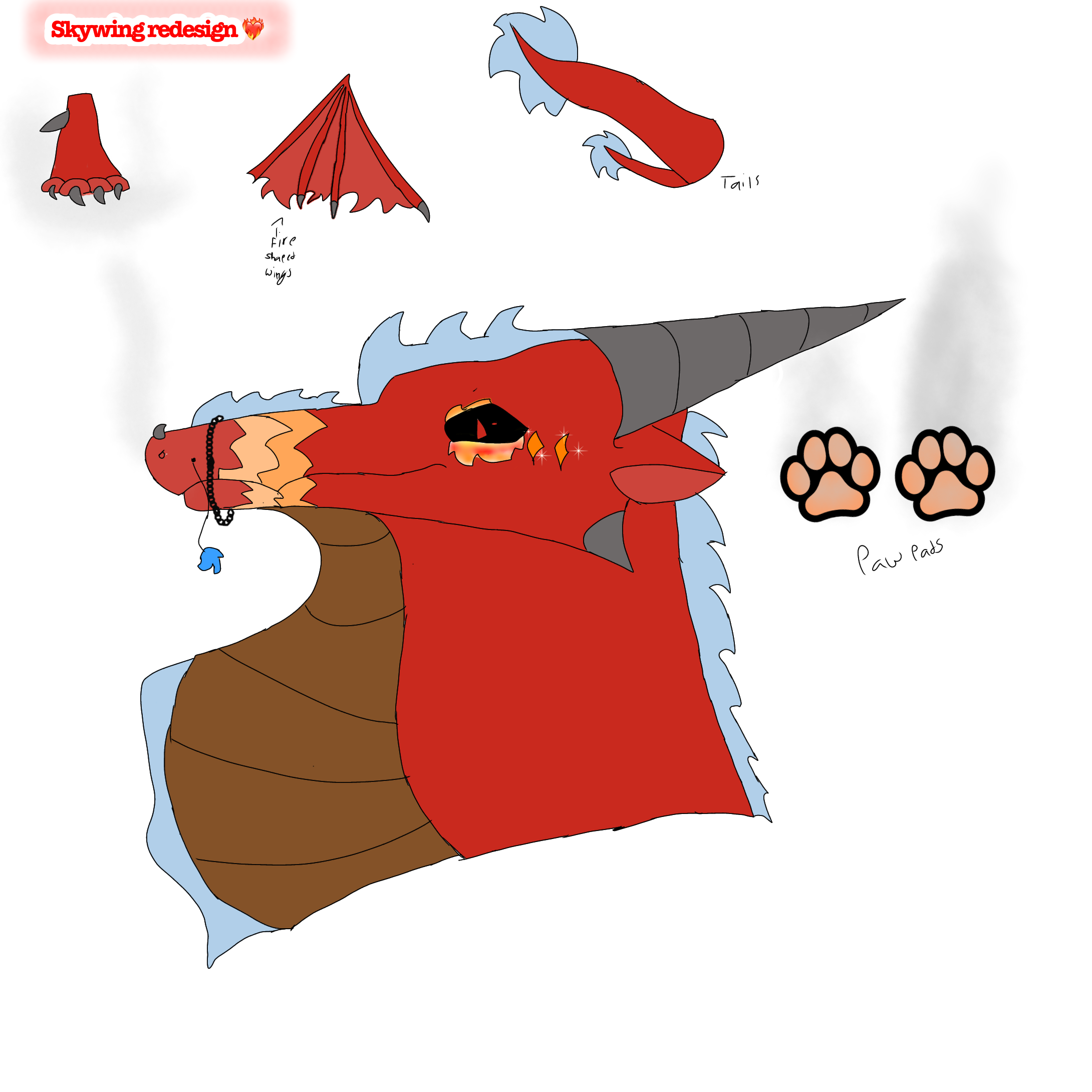 Skywings redesign 😜 - ibisPaint