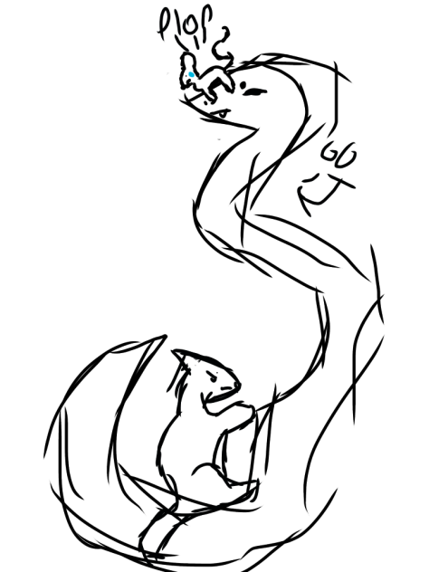 shapeshifter and a rat XD - ibisPaint