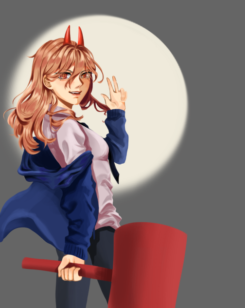 Power 'Chainsaw Man' - ibisPaint