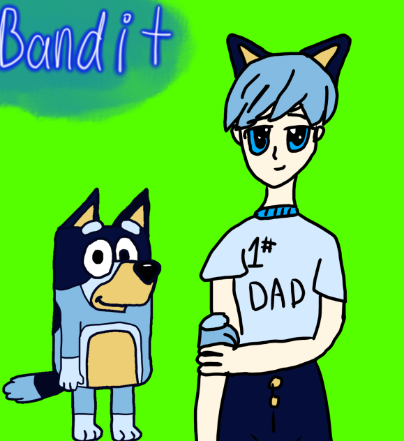 Bandit as a person - ibisPaint