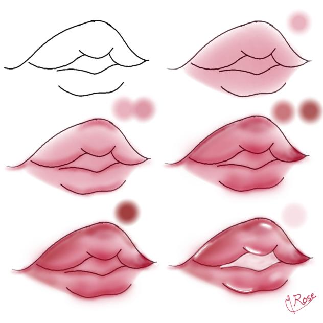 Lip tutorial - ibisPaint