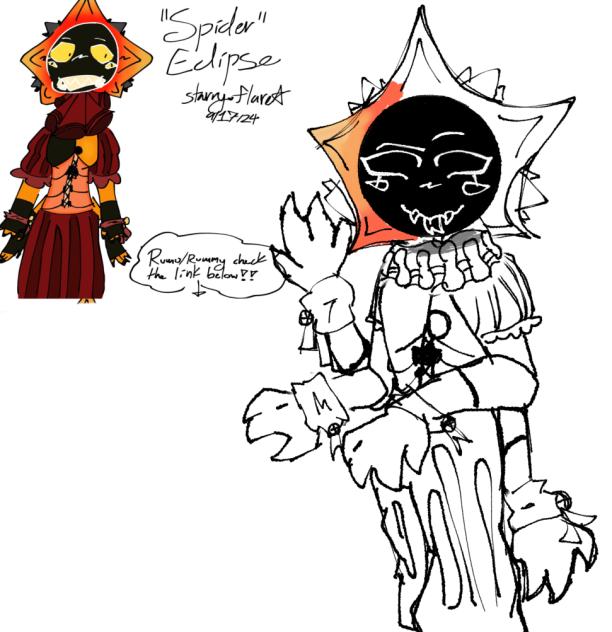 Spider eclipse WIP FA - ibisPaint