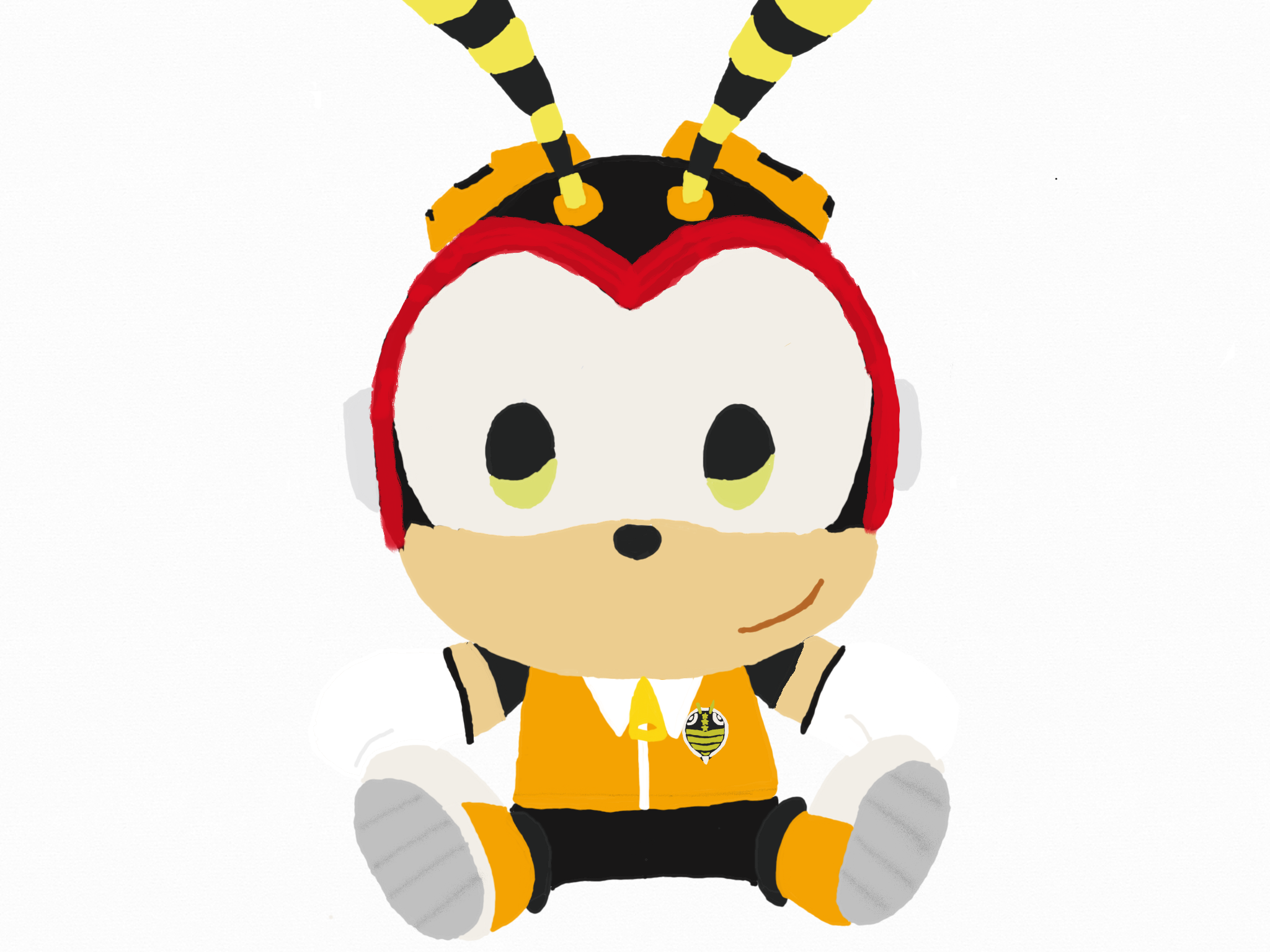 Great eastern charmy bee - ibisPaint