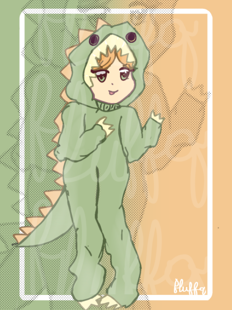 Dino Gal 🦕 - ibisPaint