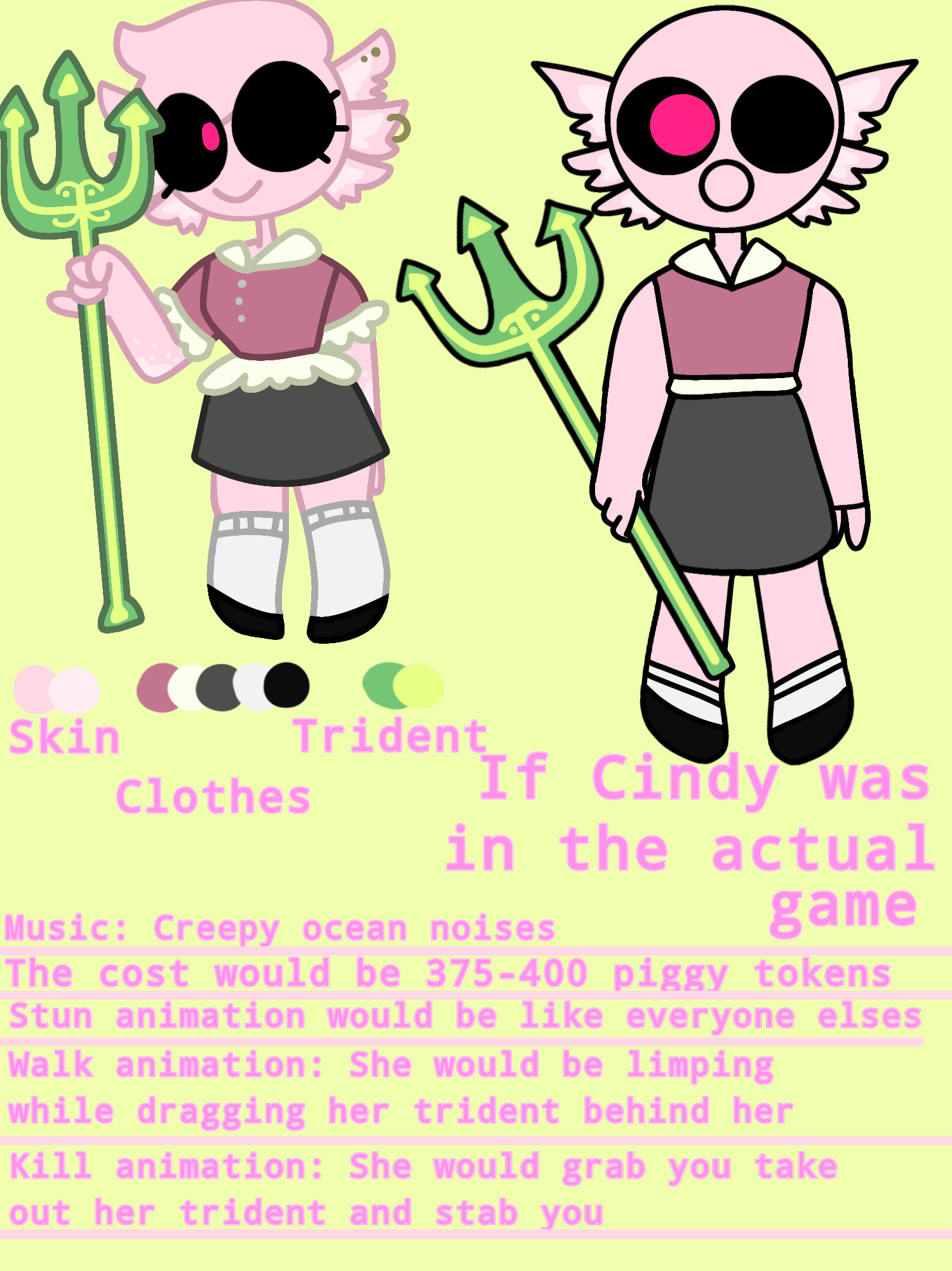 Cindy fish (A piggy skin suggestion) - ibisPaint