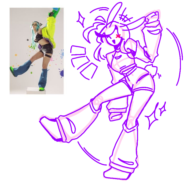 pose practice - ibisPaint