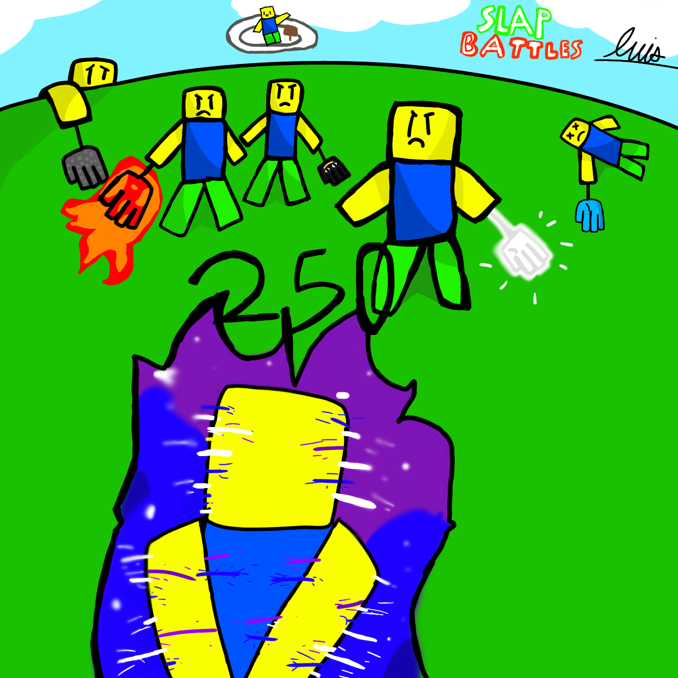 slap battles - ibisPaint