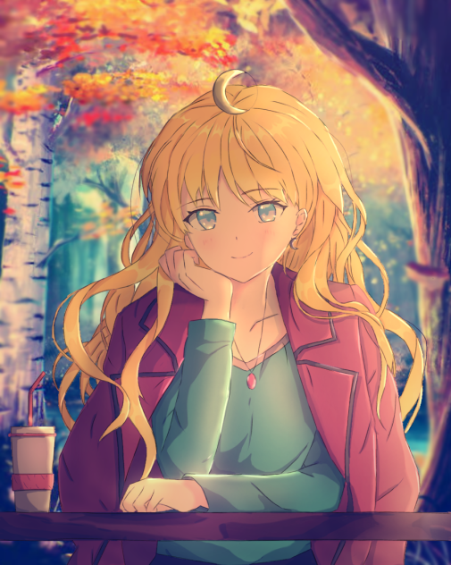 Autumn girl - ibisPaint