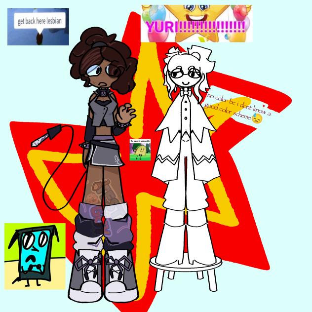 humanized mic and taco vut mostly mic - ibisPaint