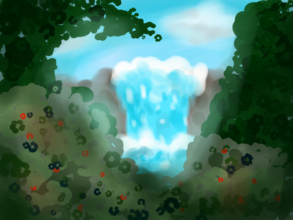 Waterfall - ibisPaint