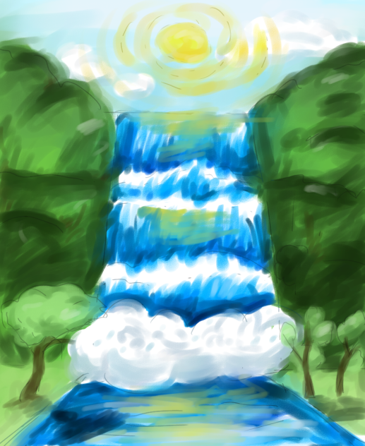 Waterfall - ibisPaint