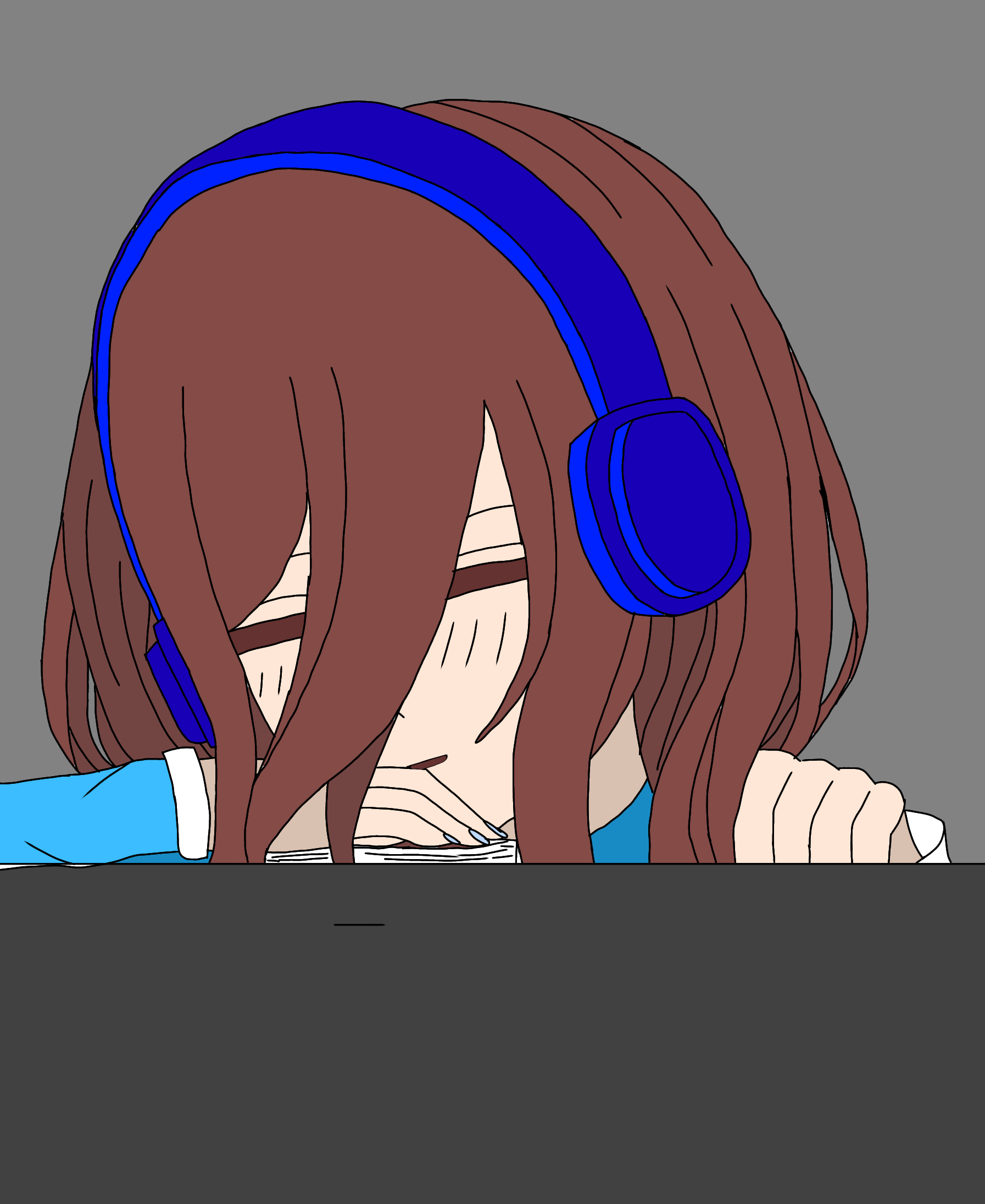 Tired Miku - ibisPaint