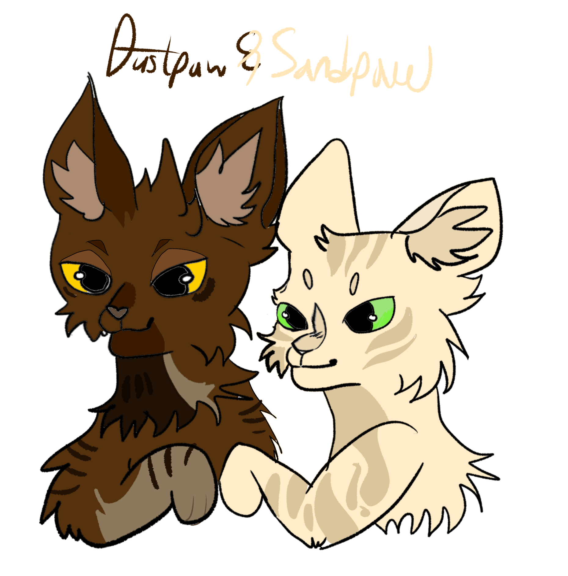 Dustpaw & Sandpaw - ibisPaint