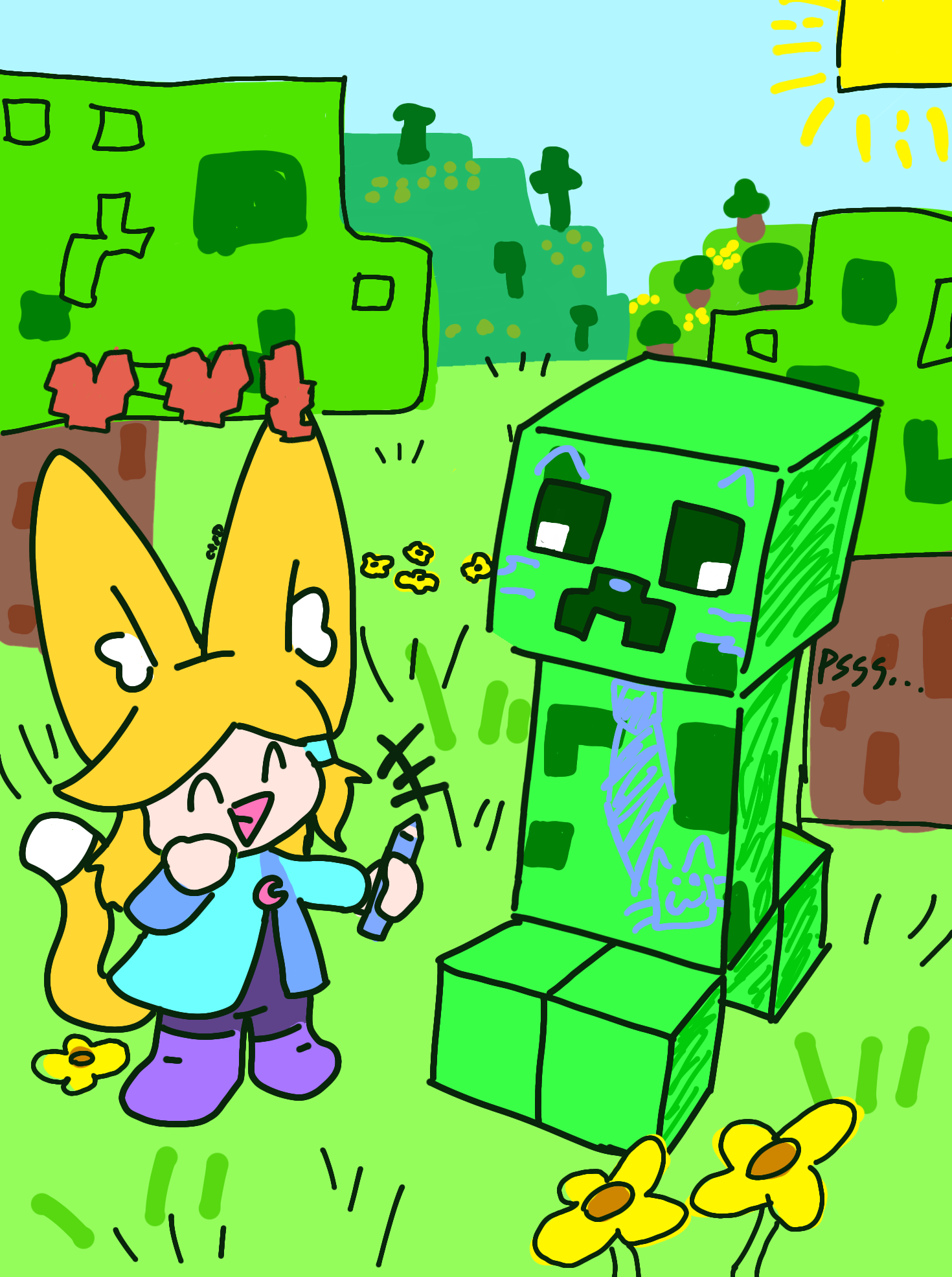 creeper rayado - ibisPaint