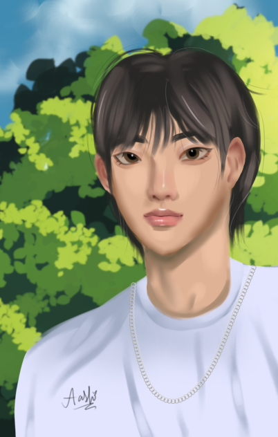 tried to draw a boy - ibisPaint