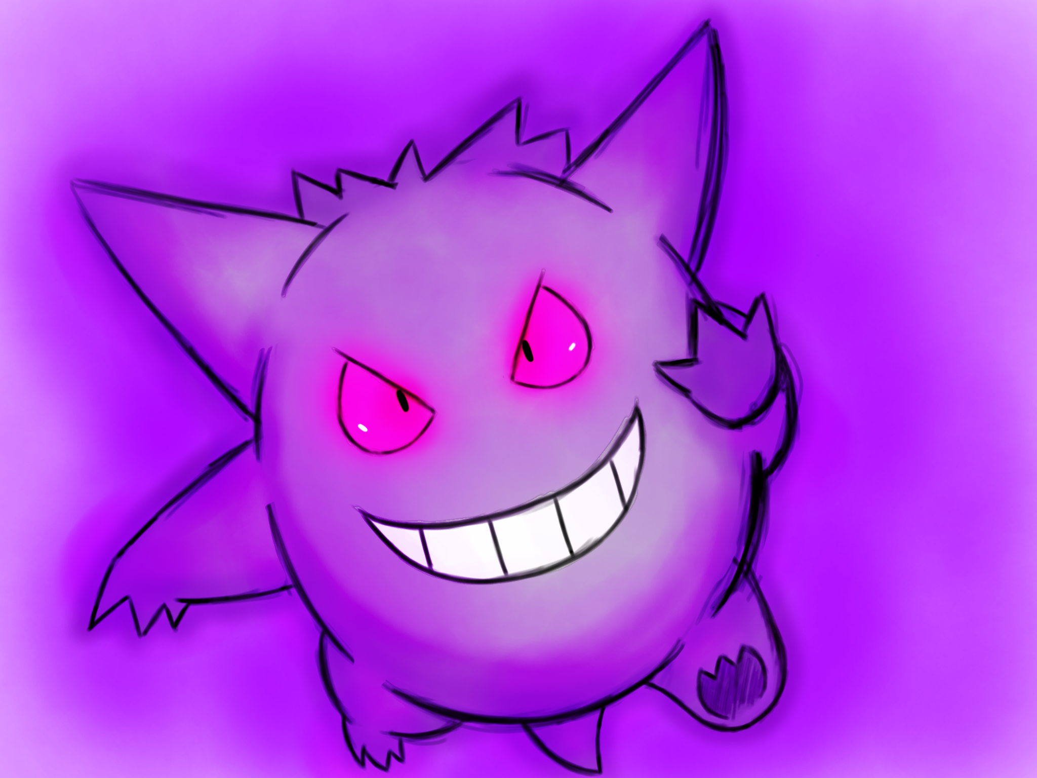 Gengar quick sketch - ibisPaint