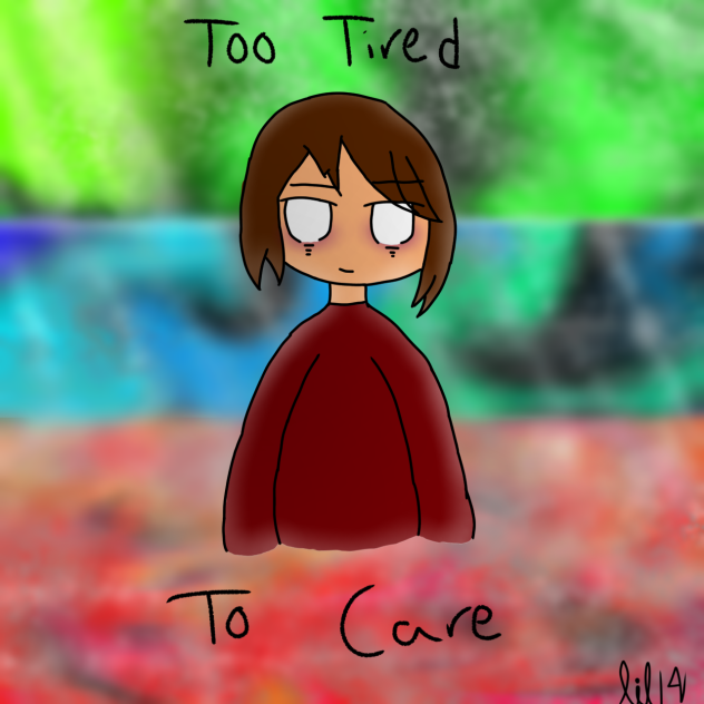 Tired student - ibisPaint