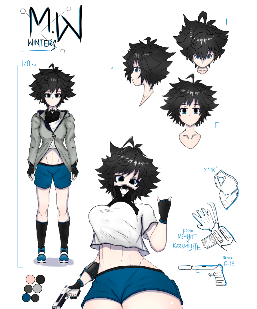 Mel Winters [REBOOT] Concept Art - ibisPaint