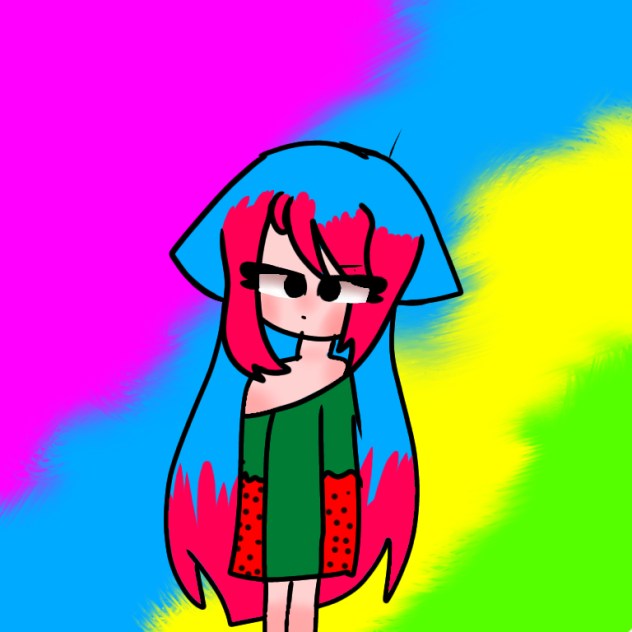 Watermelon Girl - ibisPaint