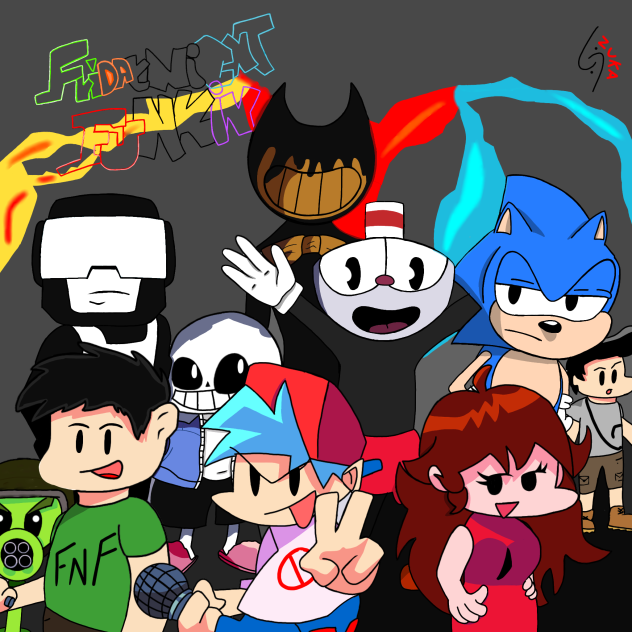 Friday night funkin (Mod) - ibisPaint