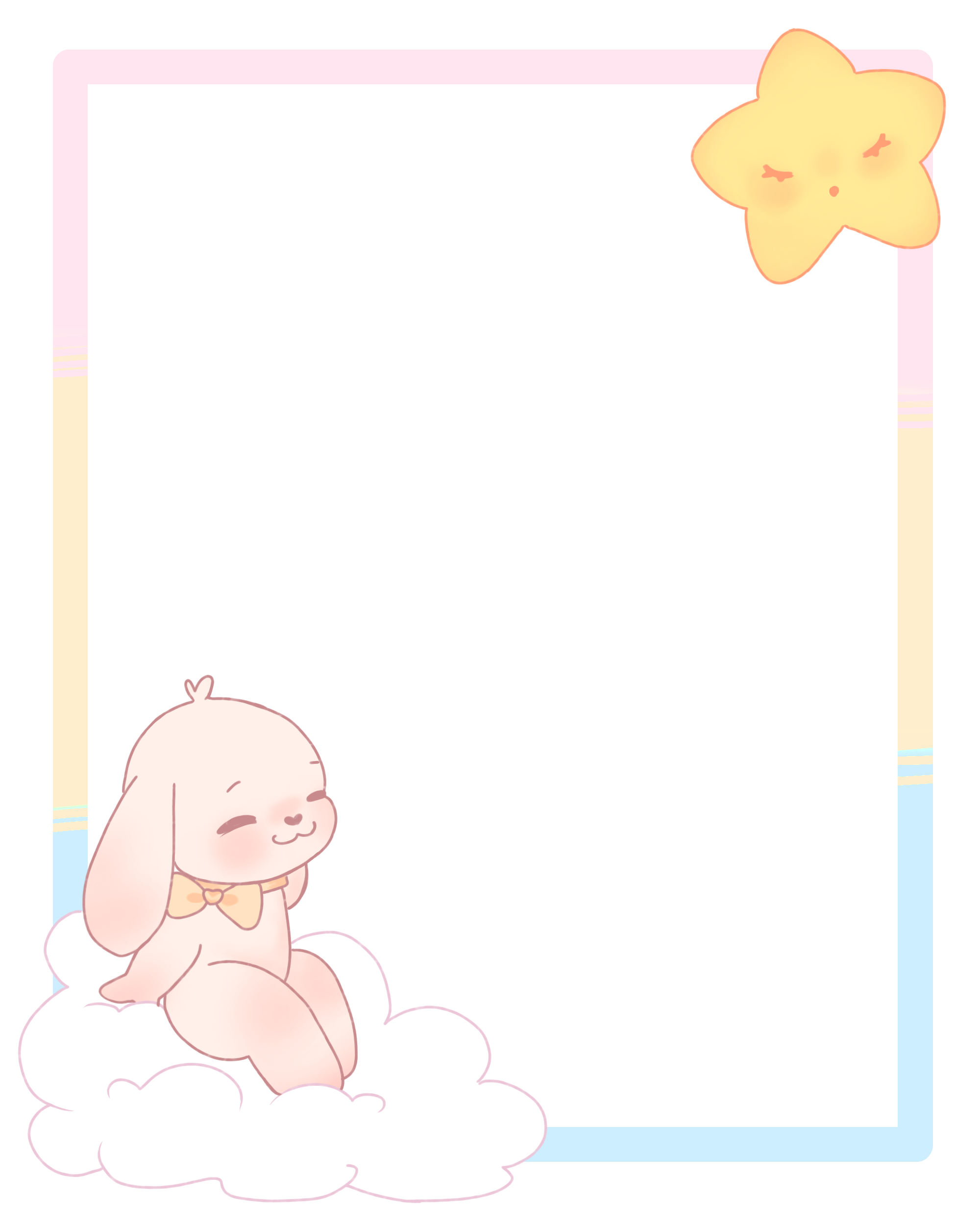 Bunny frame - ibisPaint