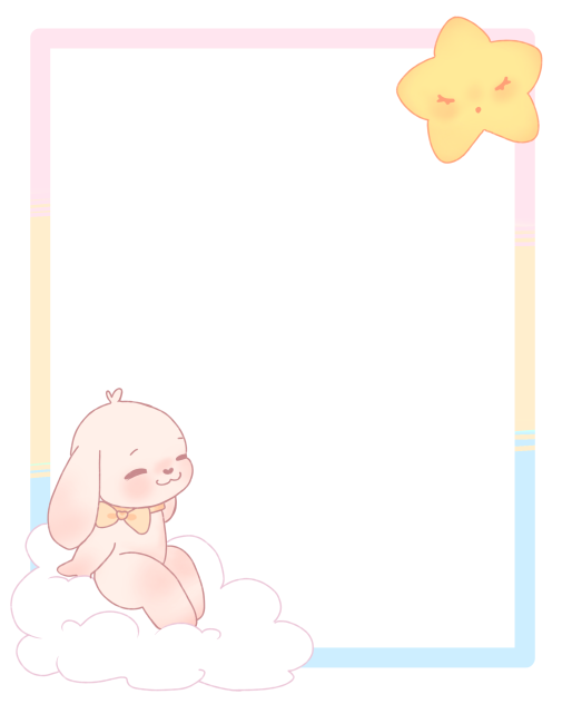 Bunny frame - ibisPaint