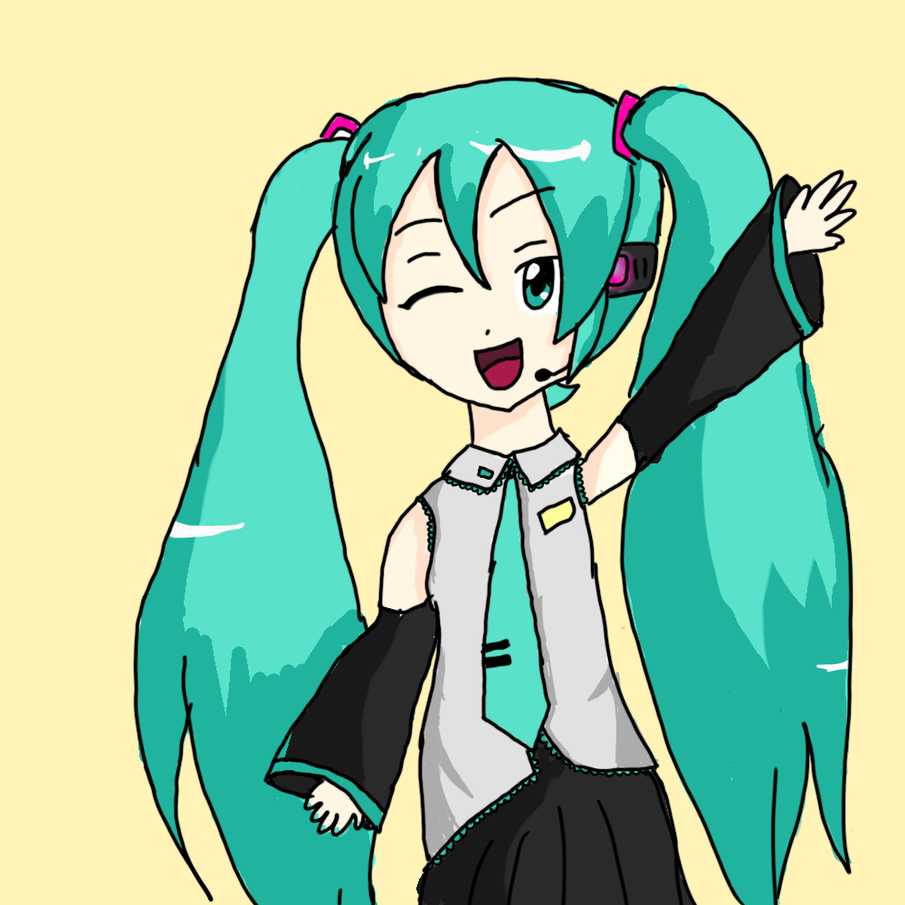 Hatsune Miku - Speedpaint - ibisPaint
