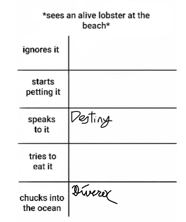 A Lobster at the beach...By Destiny! - ibisPaint