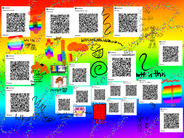 brush qr codes 2 - ibisPaint
