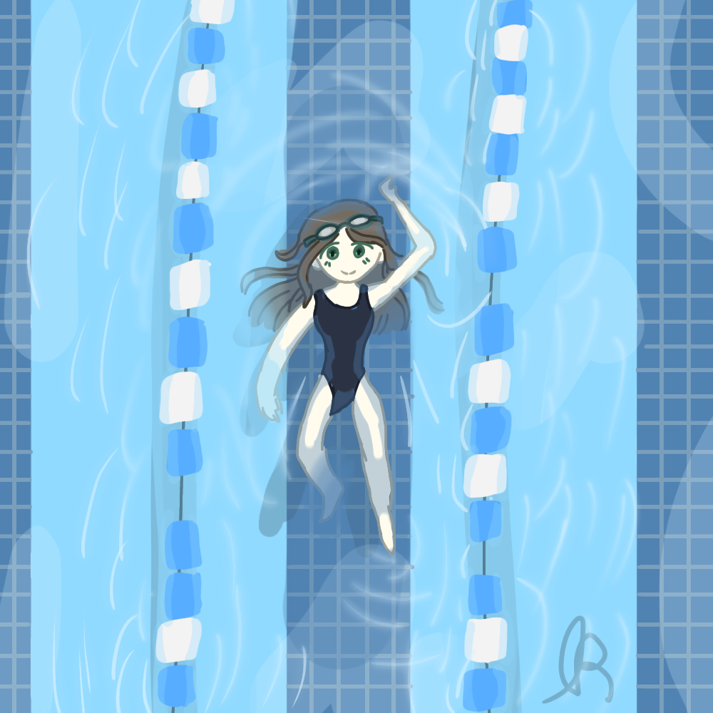 swim meet today - ibisPaint