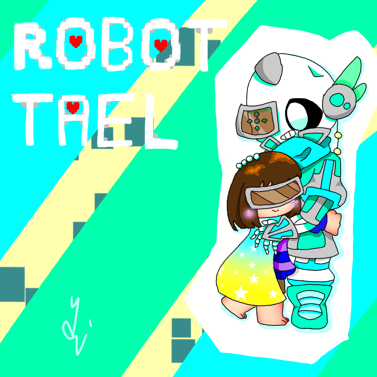 robot tale Sans&Frisk (로봇테일 샌즈 프리스크) - ibisPaint