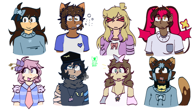 my characters! - ibisPaint