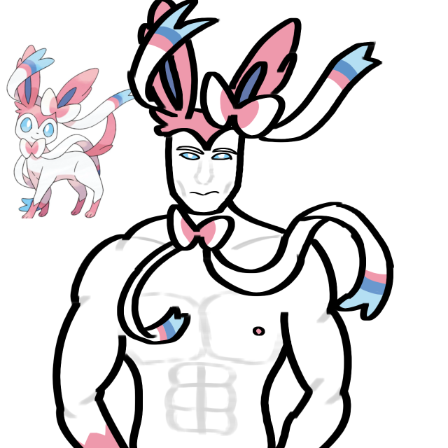 erm buff sylveon - ibisPaint