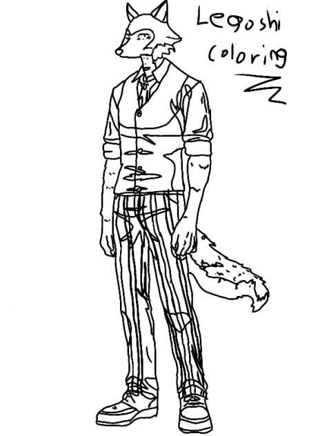 Legoshi coloring - ibisPaint