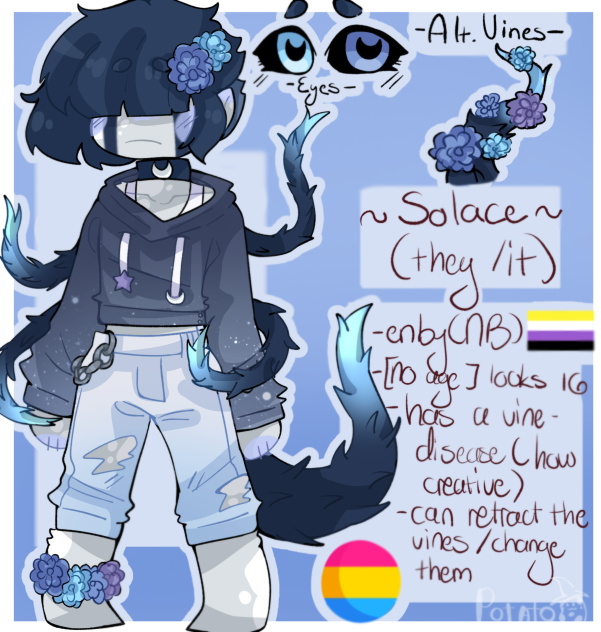 Ref sheet for Solace(for adori) - ibisPaint