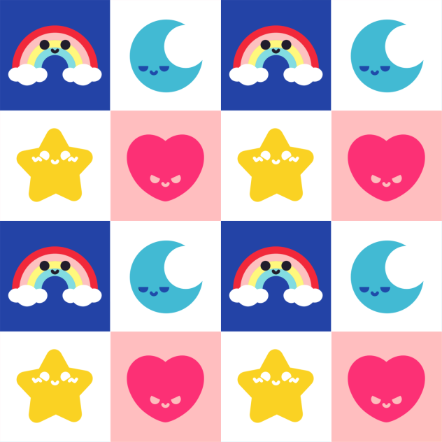 Sleep grid pattern - ibisPaint