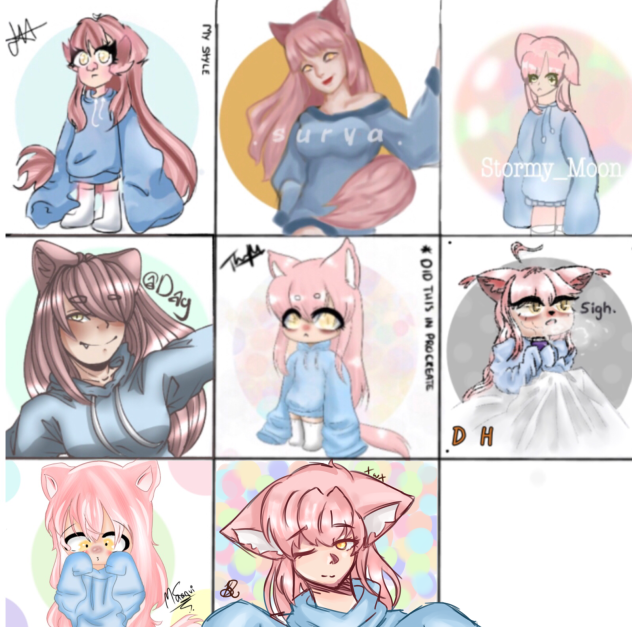 9 Styles collab - ibisPaint