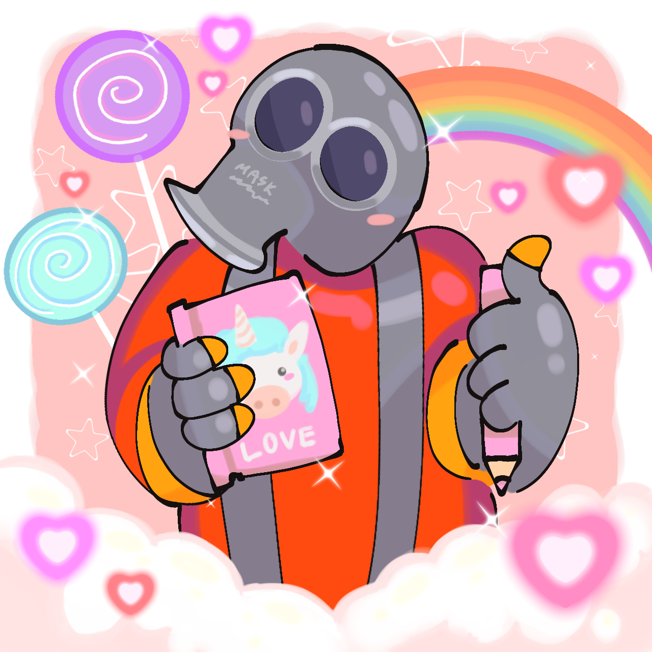TF2 Pyro in Pyroland - ibisPaint