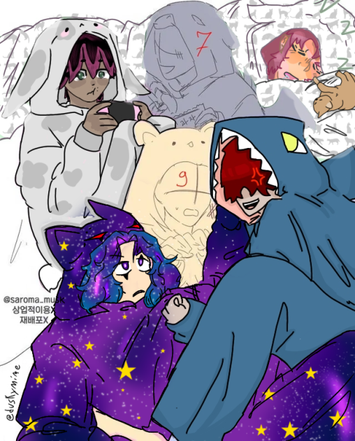 Sleepover collab - ibisPaint