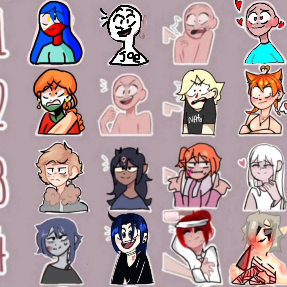 Faces collab - ibisPaint