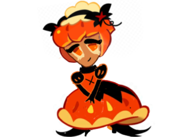 pumpkin pie cookie - ibisPaint