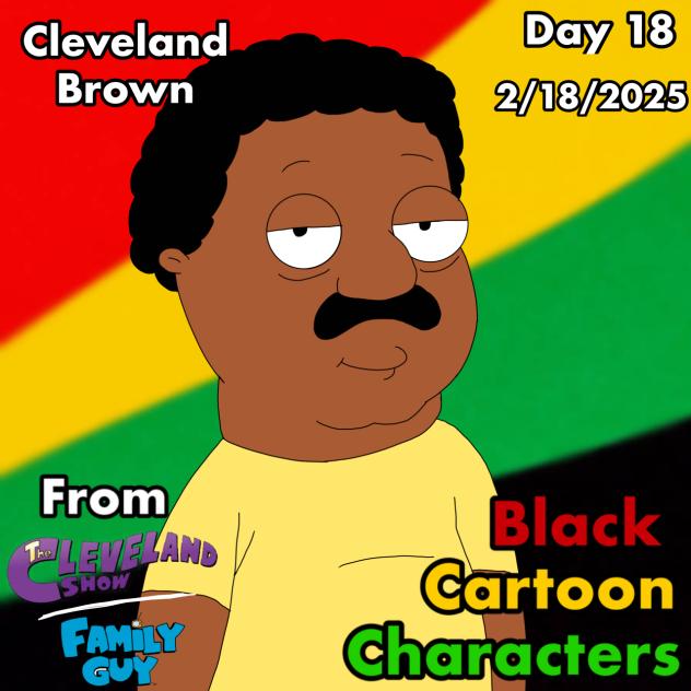 Black Cartoon Characters Day18 Cleveland - ibisPaint