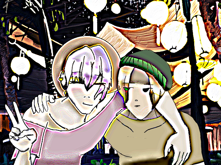 A night out drinking - ibisPaint