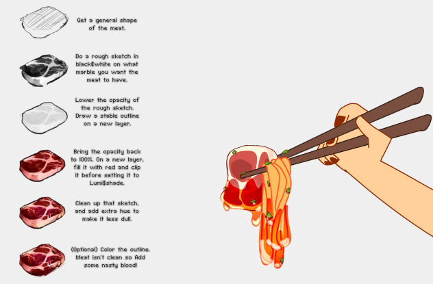 food practice - ibisPaint